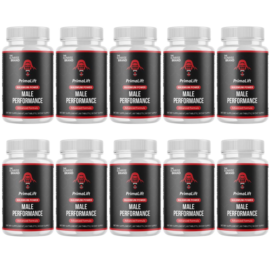 Primalift Male Performance Maximum Power Male Supplement - 10 Bottles ...