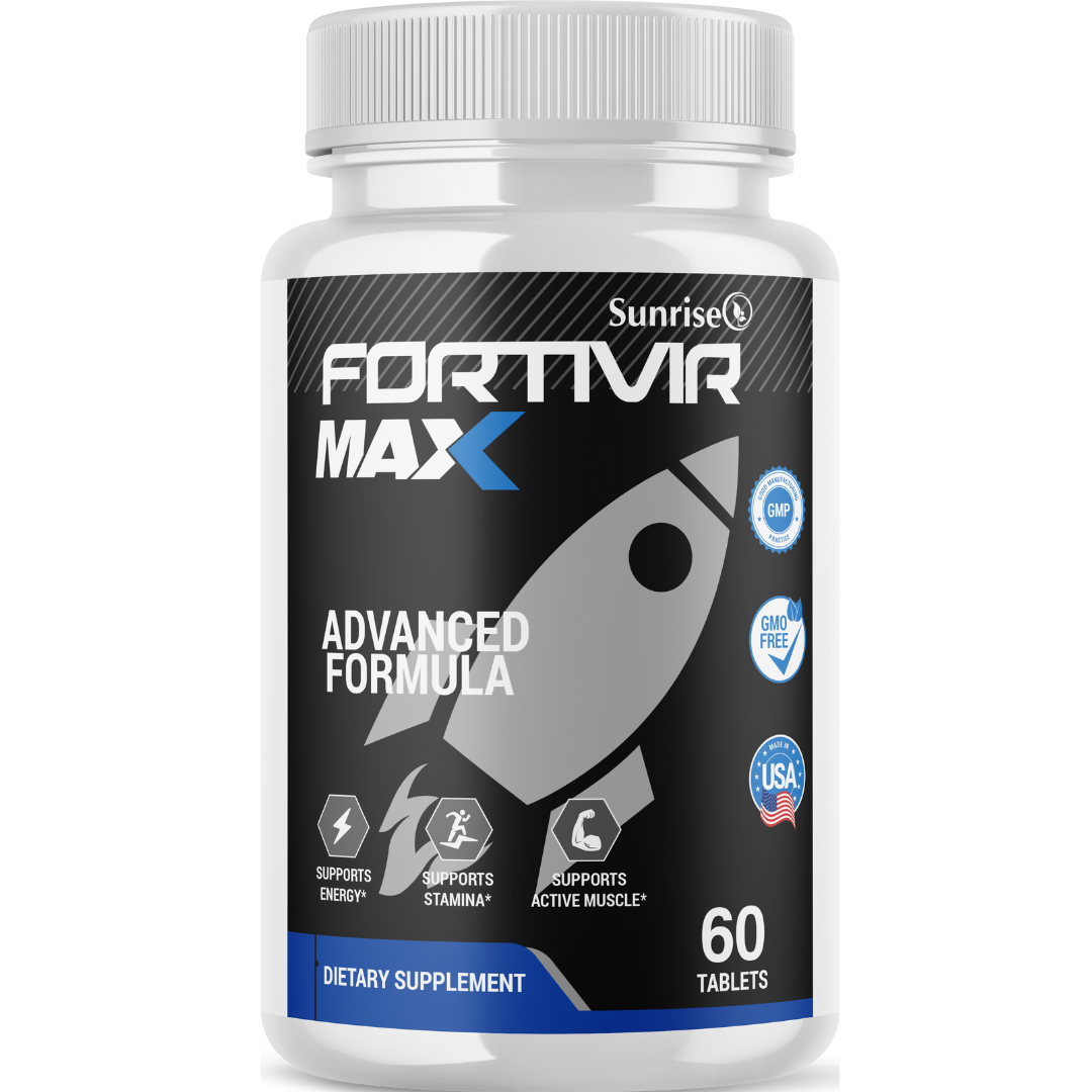 Fortivir Max Male Energy Support, Official Stamina Formula 60 Tablets ...
