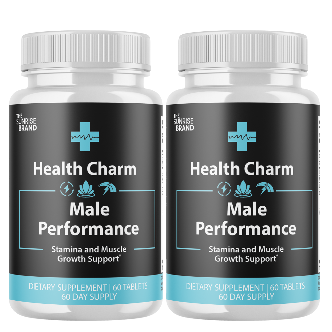 Health Charm Male Performance Support Supplement Pills 2 Bottles – The ...